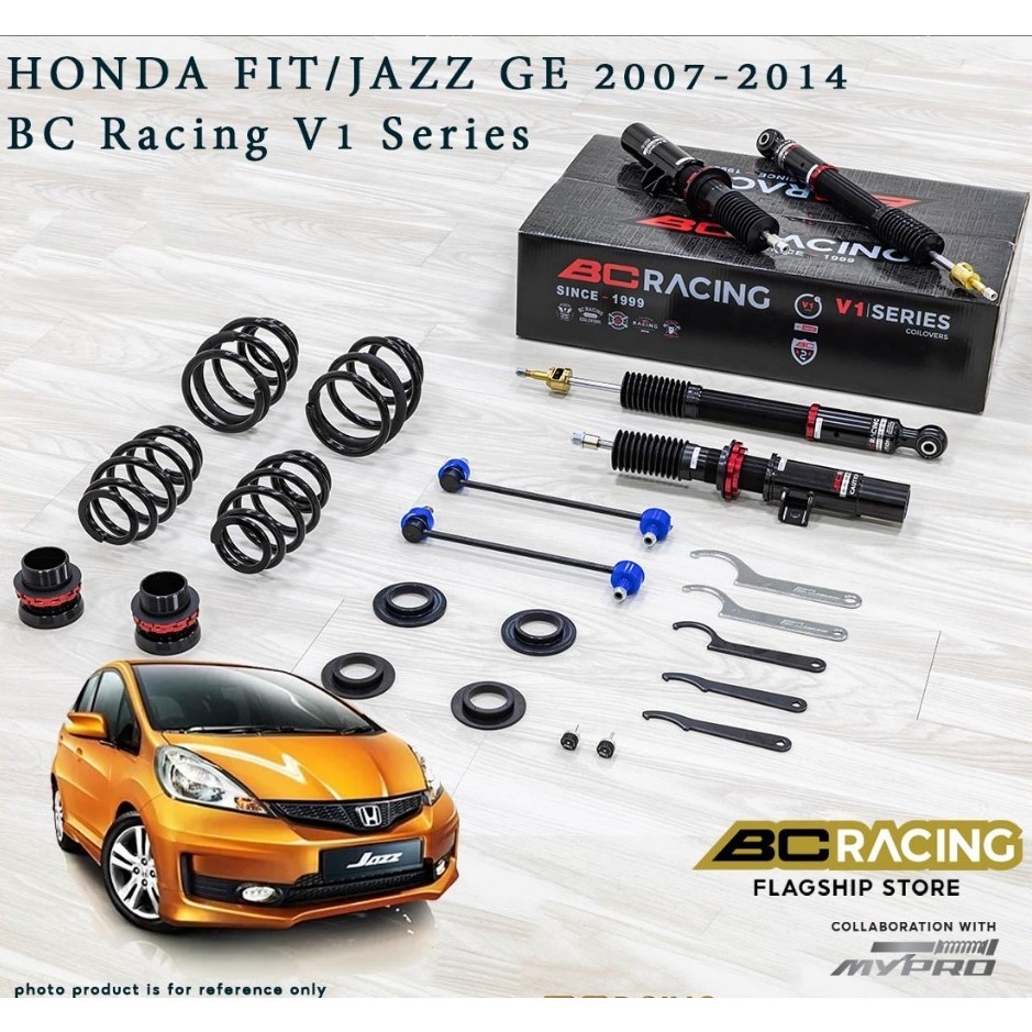 BC Racing V1 Series High Low Soft Hard Adjustable Absorber for Honda ...