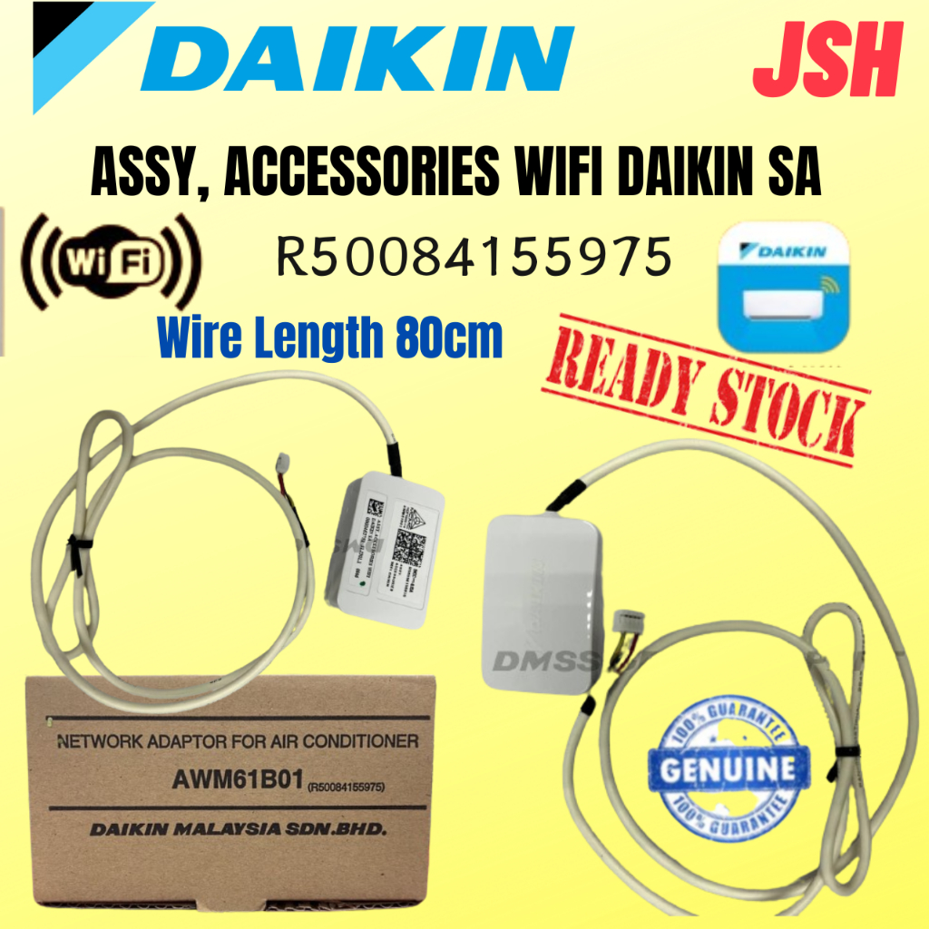 DAIKIN WIFI ADAPTOR CONTROLLER AIR CONDITIONER AWM61A01 SMART CONTROL ...