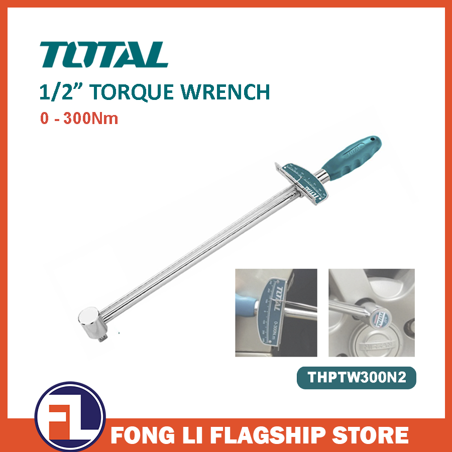 TOTAL 1/2" Torque Wrench - THPTW300N2 | Shopee Malaysia