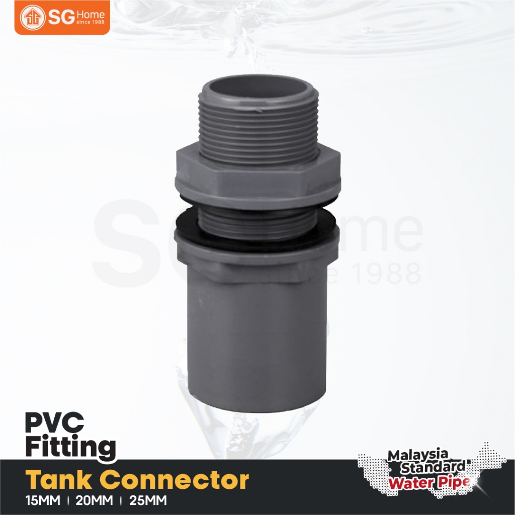 PVC Fitting Connector 15mm 20mm 25mm Socket Elbow Tee PT Valve End Cap Tank Connector for PVC ...