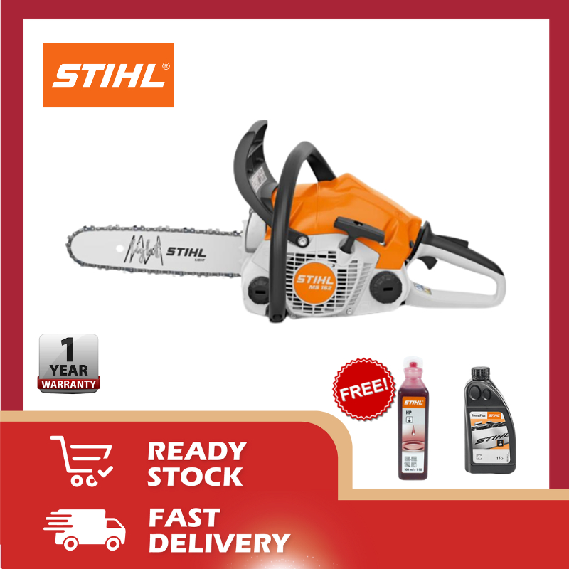 STIHL Pengasah Chainsaw Original MS162 14 Inch Guide Bar Cutter Cutting ...