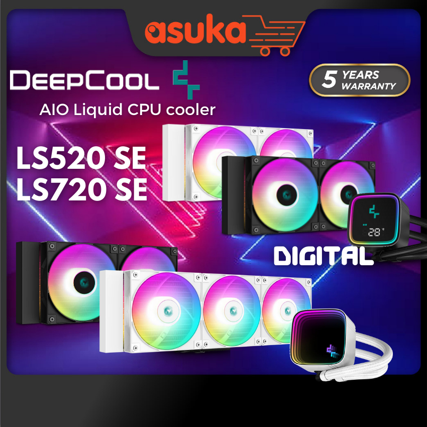 Deepcool LS520 SE | LS720 SE AIO Liquid CPU Cooler | Shopee Malaysia