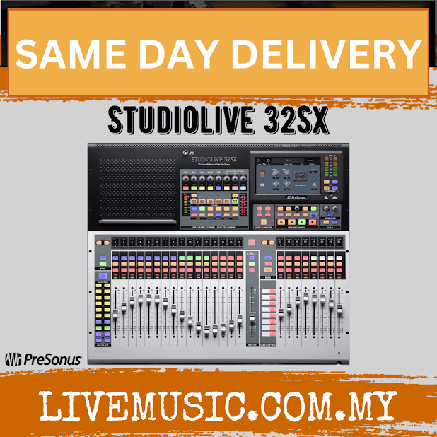 PreSonus StudioLive 32SX 32-Channel Digital Mixer and USB Audio ...