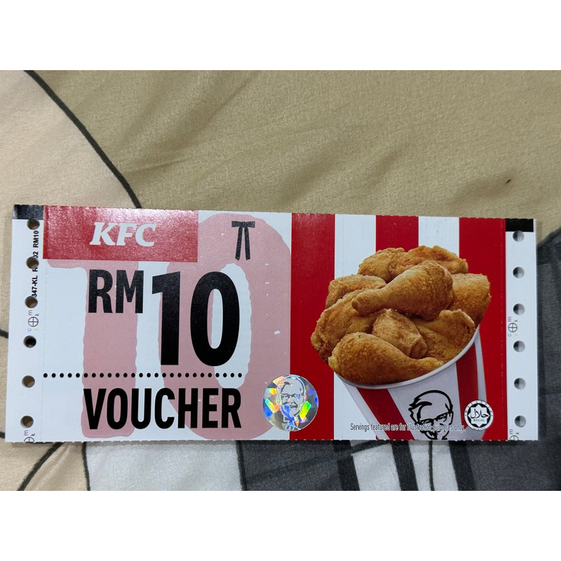 (1 pcs)KFC Voucher RM10 Offer (exp date 30/11/2024 | Shopee Malaysia