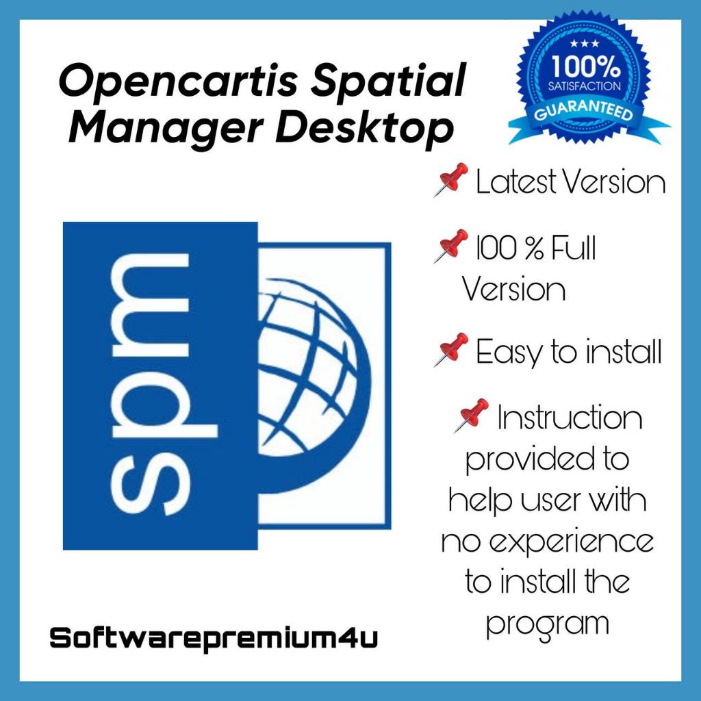 Opencartis Spatial Manager Professional Edition Desktop v9 (2024) 🔥 ...