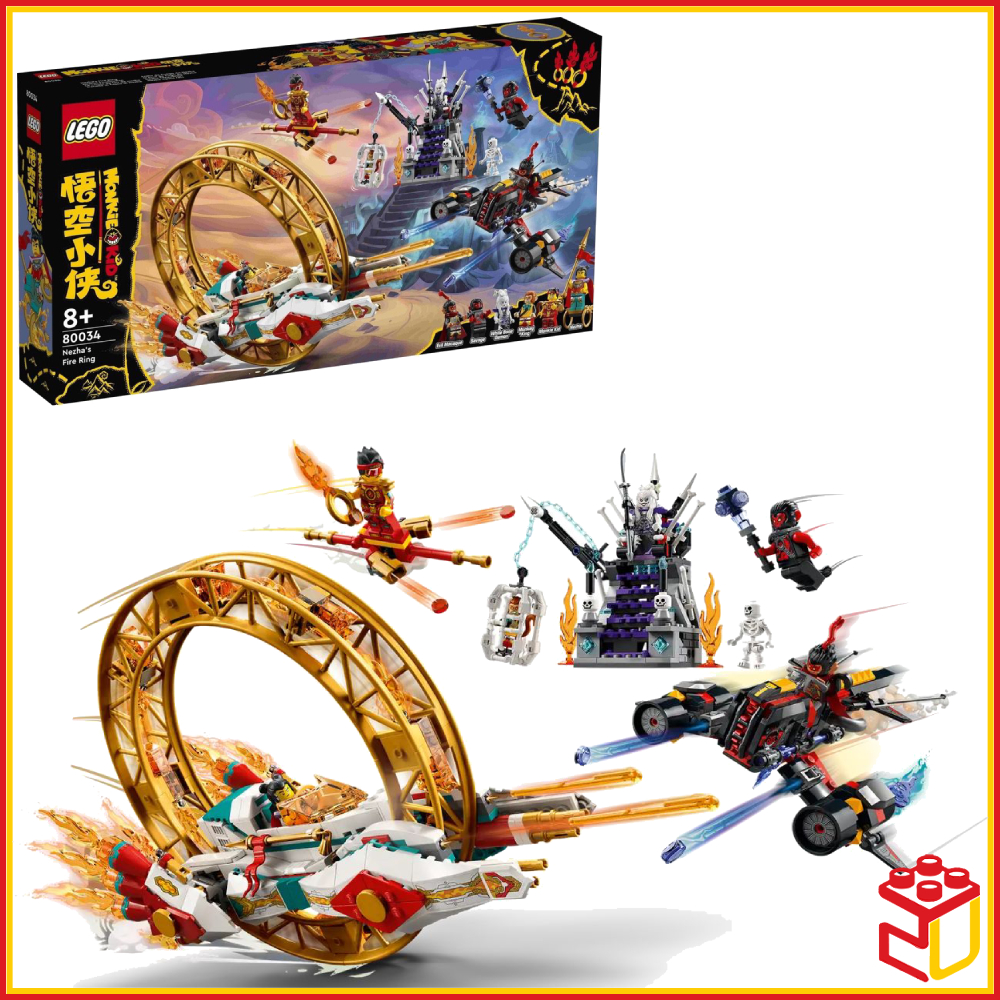 (Ready Stock) 80034 Lego Monkie Kid Nezha’s Fire Ring Building Toy (929 ...
