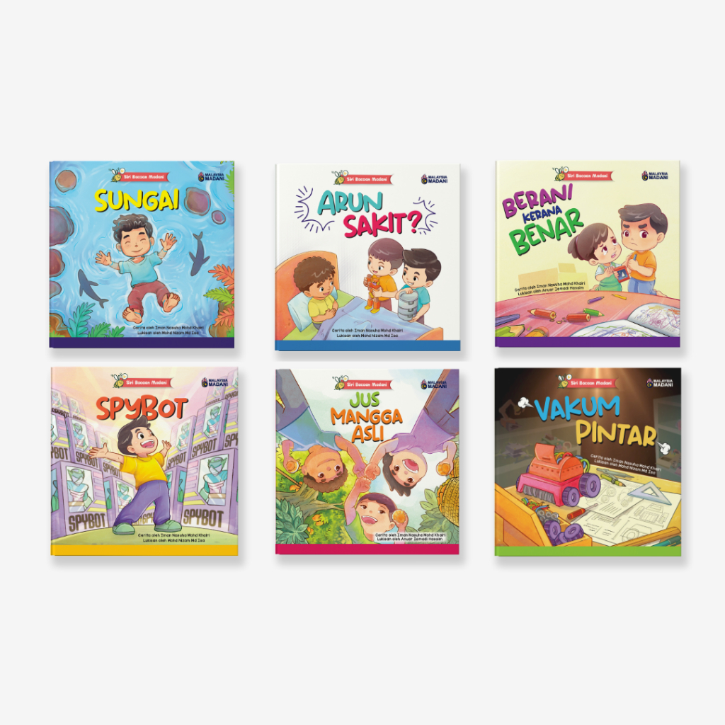 Aras Mega : Set Siri Bacaan Madani (6 buku) (DWI-Tulisan : Jawi/Rumi ...