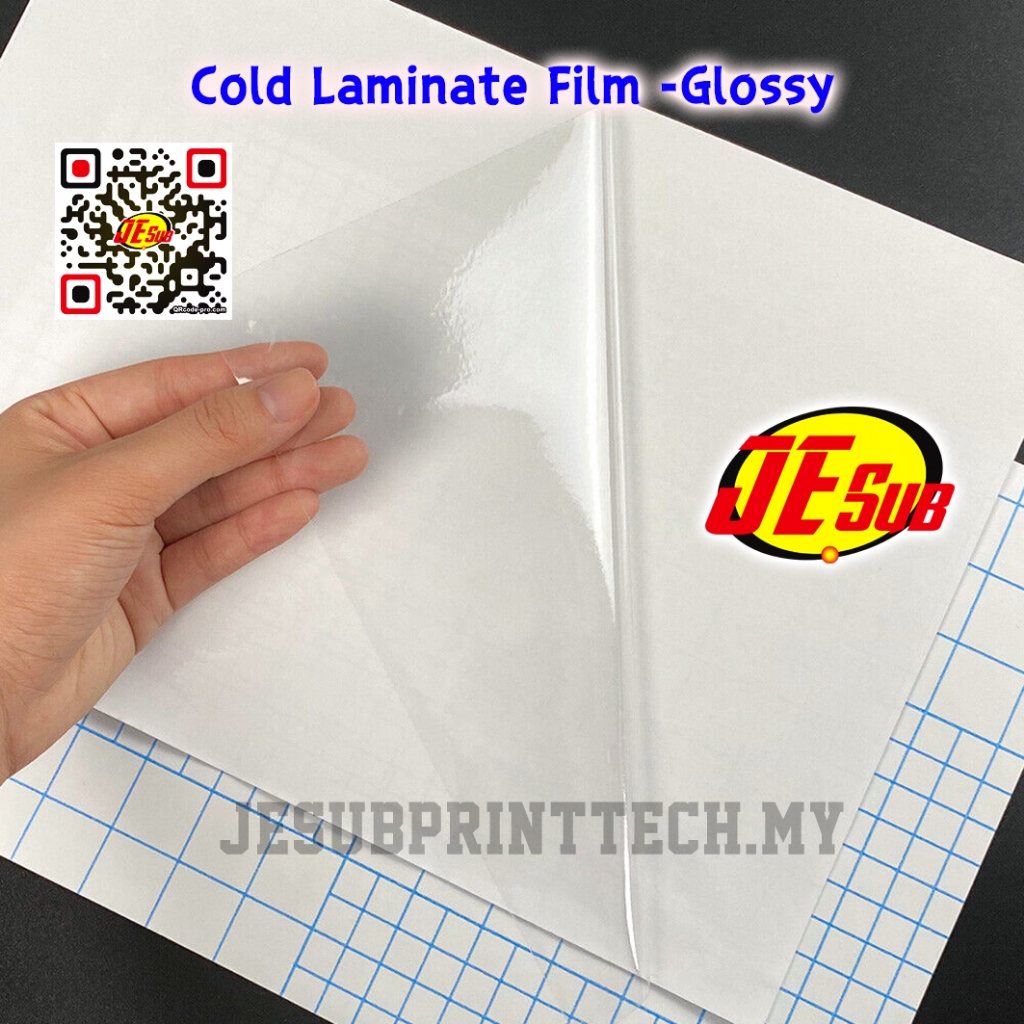 Cold Laminate Film A4 size - Glossy - Waterproof | Shopee Malaysia