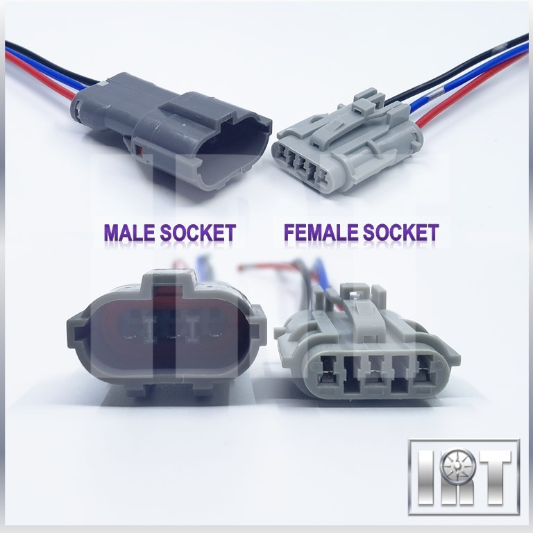 3 Pin Oxygen Sensor Socket Nissan TPS O2 Throttle Soket Enjin Kereta ...