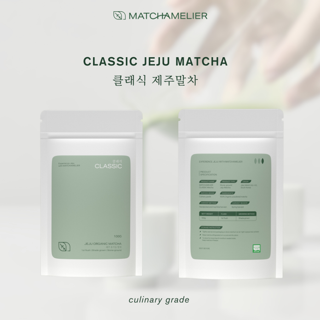 Classic 클래식 | JEJU Organic Matcha Powder 제주 유기농 말차 | MATCHAMELIER | Shopee Malaysia