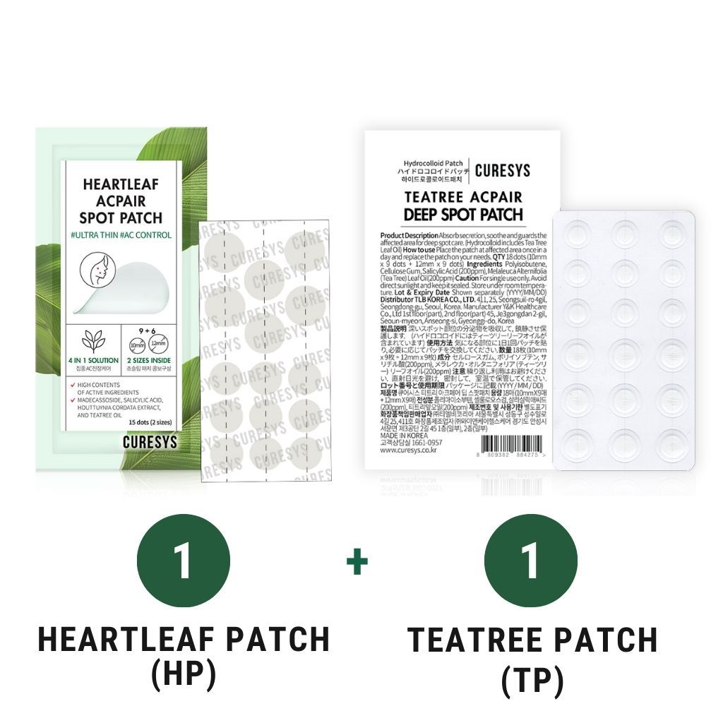 Curesys Heartleaf Acpair Spot Patch Niacin Acvita White Patch Teatree ...