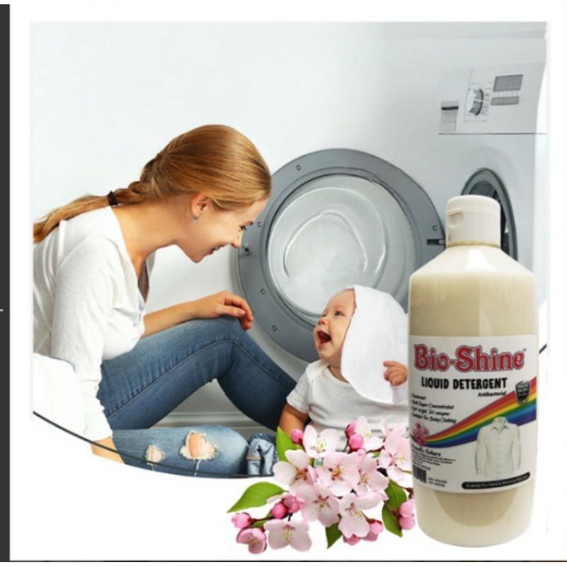 Bio-Shine Anti Bacterial Baby Liquid Detergent Aromatic Sakura 800 ml ...