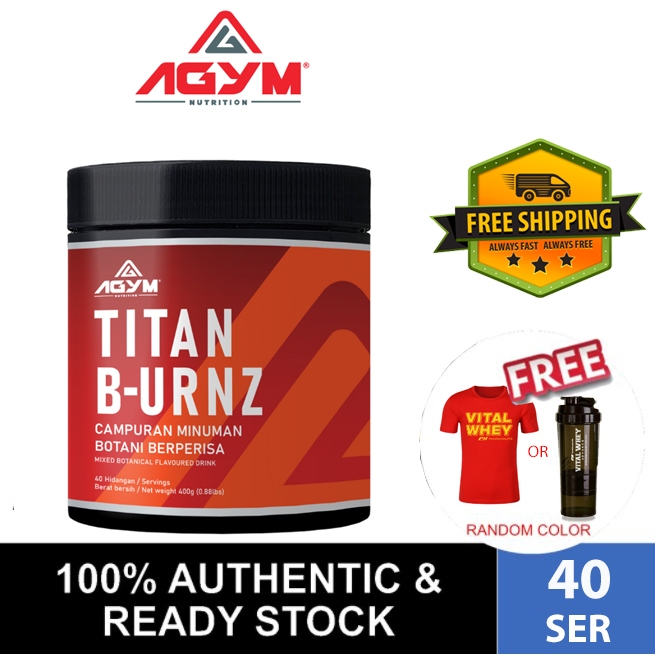 Titan Burn Fat Burner PRE-WORKOUT 400g - 40 servings - BEST PRICE AGYM ...