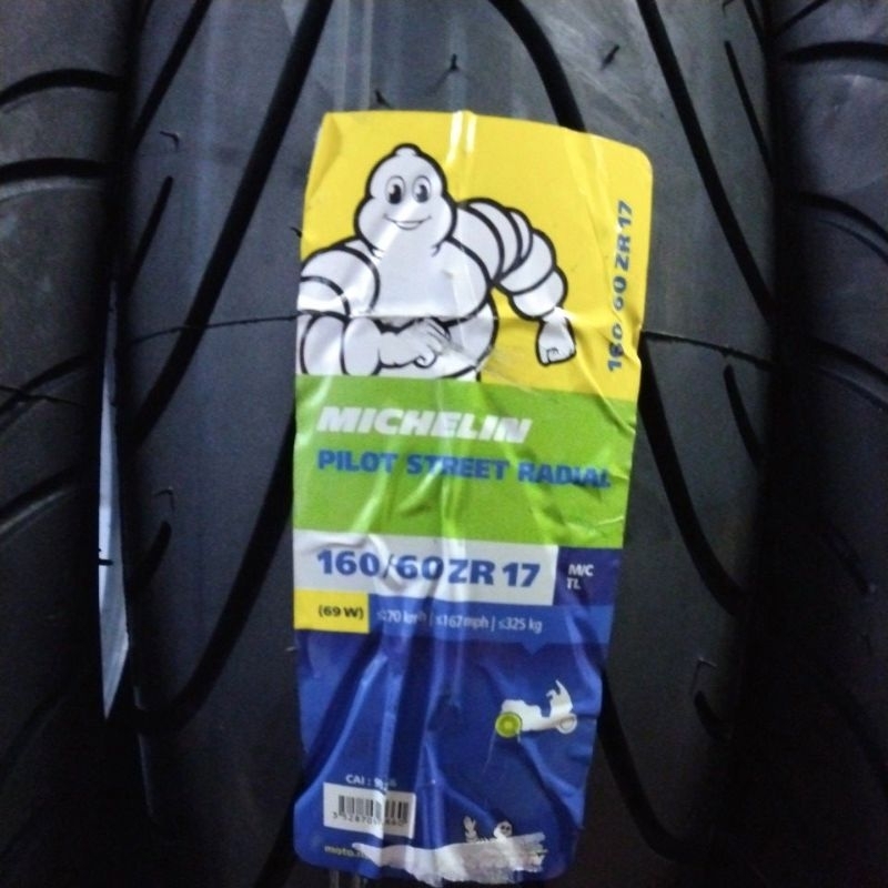 Michelin Pilot Street Radial Tyre 160/60-17 tayar tahun 2024 Mase in ...