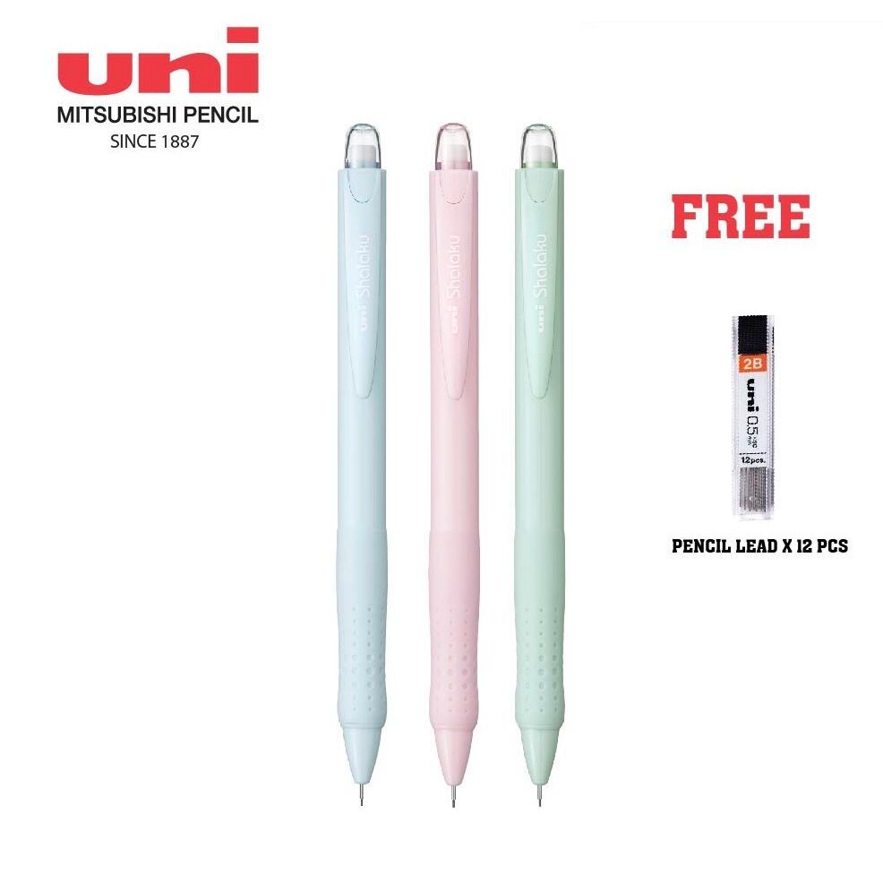 [MH] UNI: SHALAKU MECHANICAL PENCIL | Shopee Malaysia
