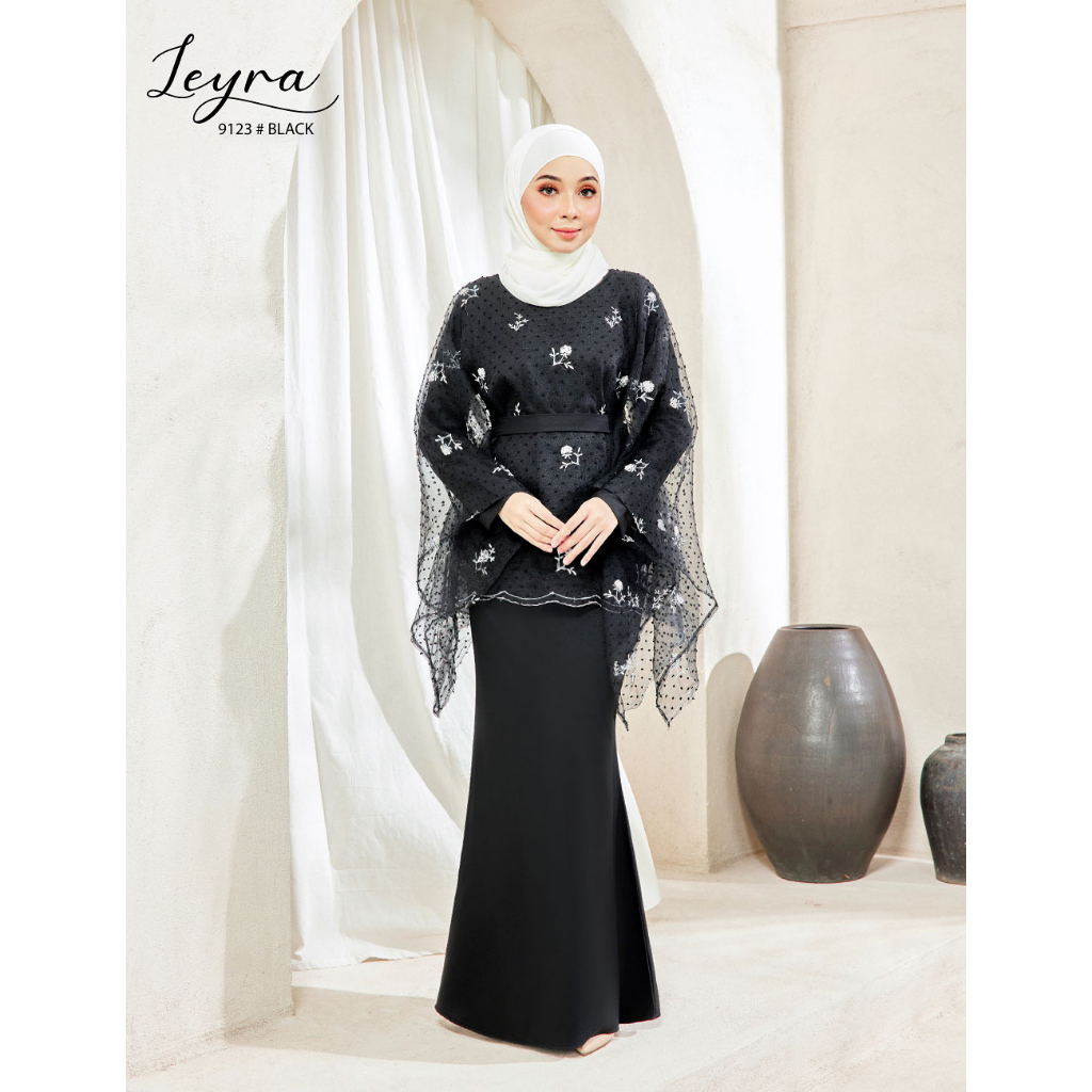 CHICCHOC l 9123 LEYRA KURUNG MODERN | BAJU RAYA READY STOCK | Shopee ...