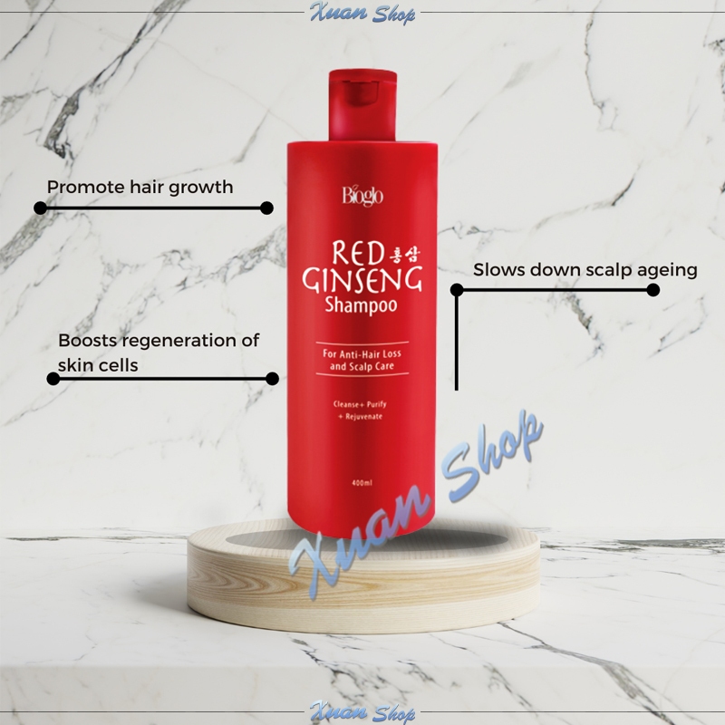 Cosway Bioglo Red Ginseng Shampoo (400ml) /anti hair loss shampoo ...