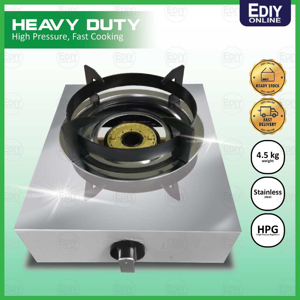 SAWANA HIGH POWER SINGLE DAPUR GAS STOVE COOKER HEAVY DUTY HIGH ...
