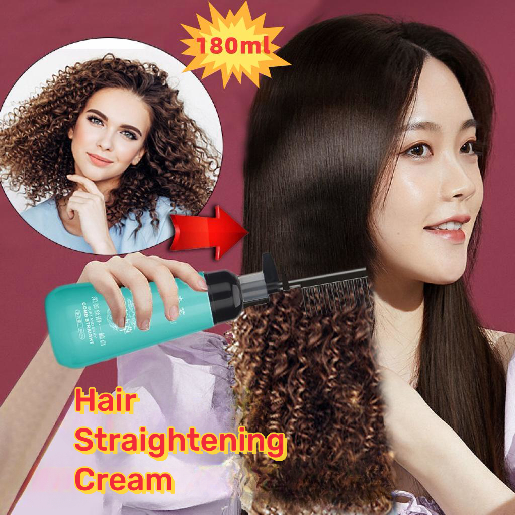 Hair Straightener Cream Straightening Comb Hair Keratin Treatment ...