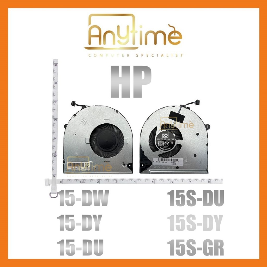 HP 15-DU 15S-DU/DY 15-DW 15-DY 15S-GR TPN-C139 250 G8 SPARE PARTS FAN KIPAS LAPTOP HP CPU ...
