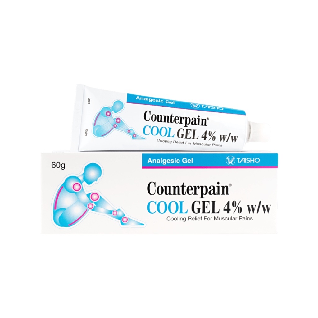 TAISHO COUNTERPAIN COOL GEL 4% ANALGESIC GEL 60G | Shopee Malaysia TAISHO COUNTERPAIN COOL GEL 4% ANALGESIC GEL 60G | Shopee Malaysia