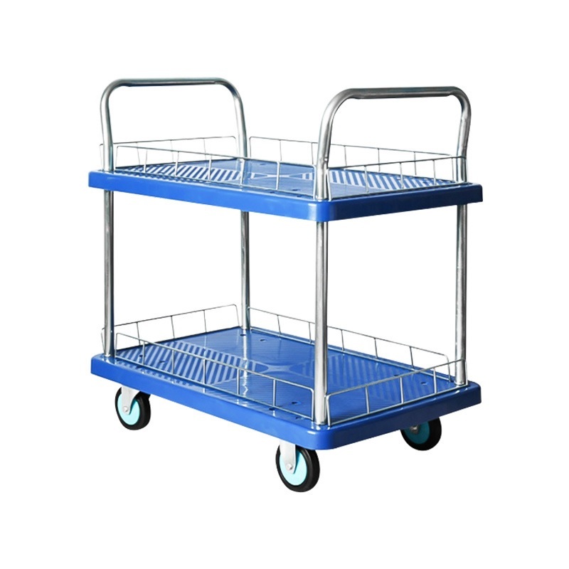 2 Tier Hand truck Trolley With Wire Surround Tool cart heavy duty ...