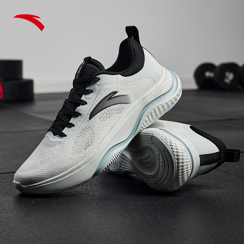 ANTA Men EBUFFER 4 Cross- Training Shoes - Light Green Grey/Black ...