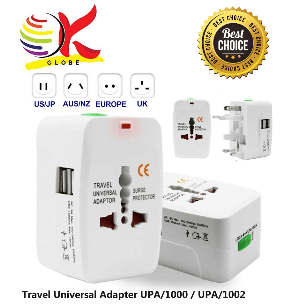 UNIVERSAL FAST CHARGING TRAVEL USB CHARGER PLUGS UNIVERSAL ADAPTER WITH ...