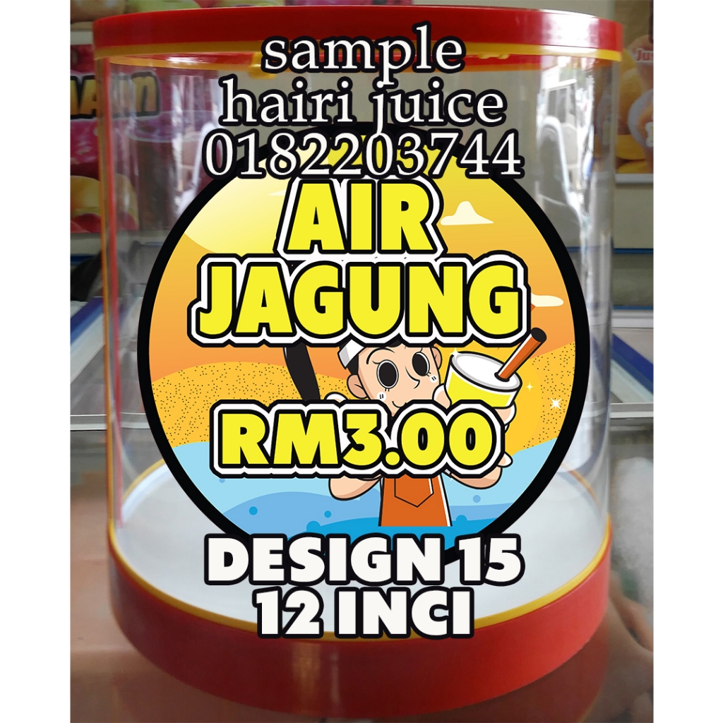 Sticker Air Balang Air Jagung Kalis Air | Shopee Malaysia