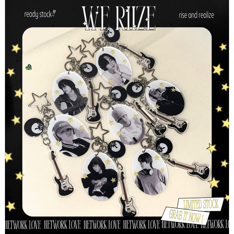 [network love] riize acrylic keychain new | Shopee Malaysia