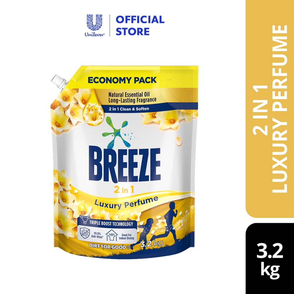 Breeze Liquid Detergent Refill Luxury Perfume (3.2kg) | Shopee Malaysia