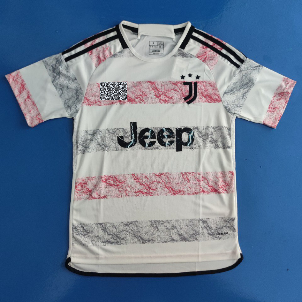 Juventus Away Kit 2023-2024 Season Fans Issue Jersey Microfiber Dewasa ...
