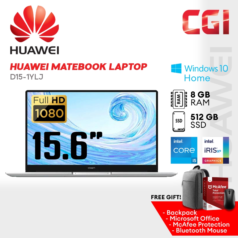 Huawei 15.6" Matebook D15 Intel i5-1135G7 Processor FHD IPS Win10Pro ...