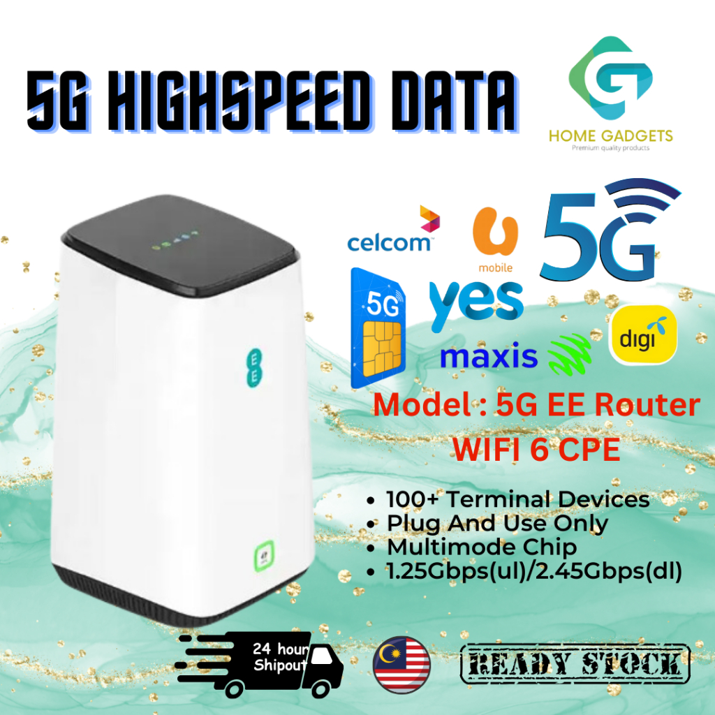 24Hour Shipout Ready Stock 5G Simcard Home Plan Broadband Modem Router ...