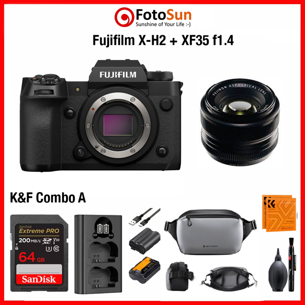 FUJIFILM X-H2 / XH2 body / 18-55 / 16-80 / 35mm f1.4 mirrorless premium ...