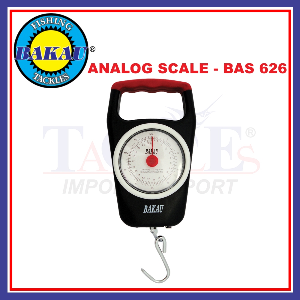 Bakau Portable 23KG/50LB Analog Weight Scale BAS 626 With Tape Fish ...