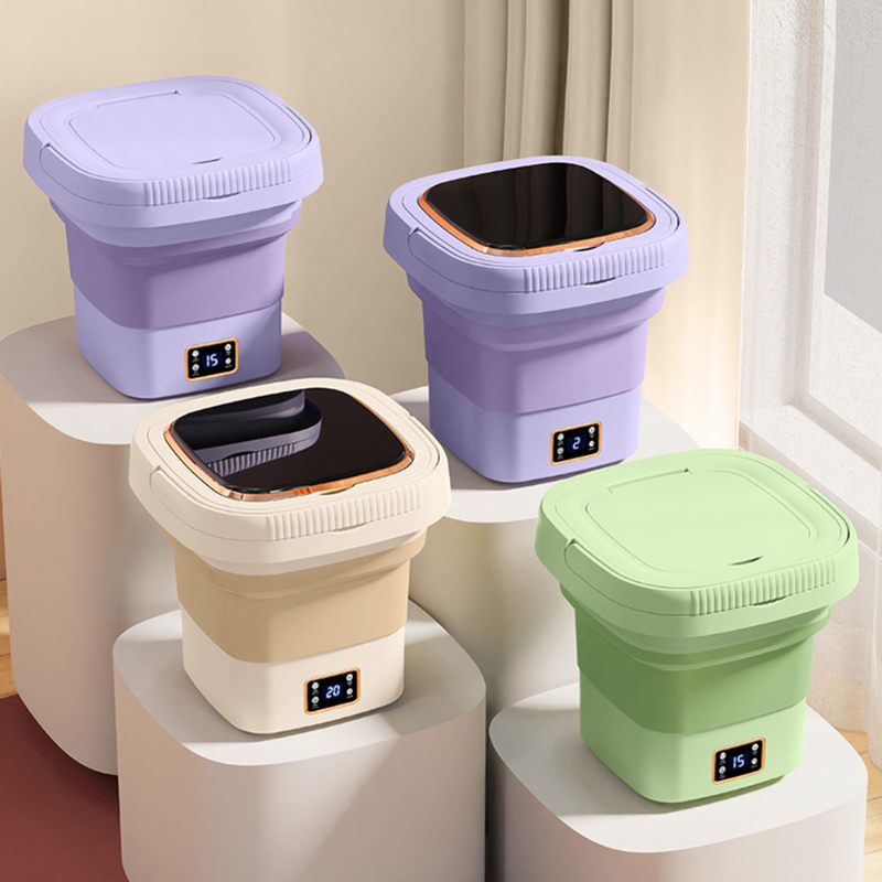 Mesin Basuh baju Mini Washing Machine Portable Foldable Folding Laundry ...