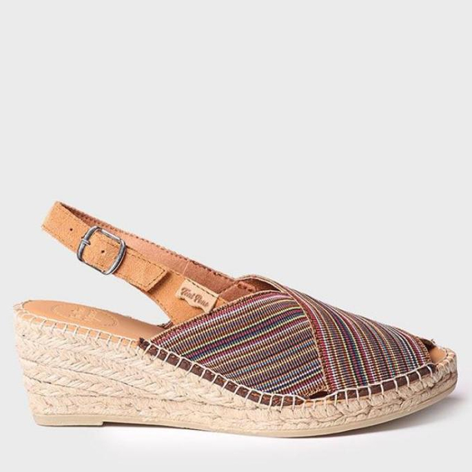 URBAN LABEL | TONI PONS TEIA SANDAL TEXTILE CUIRO | Shopee Malaysia