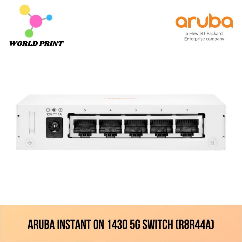 Aruba Instant On 1430 5G Switch 5 RJ-45 autosensing 10/100/1000 ports ...