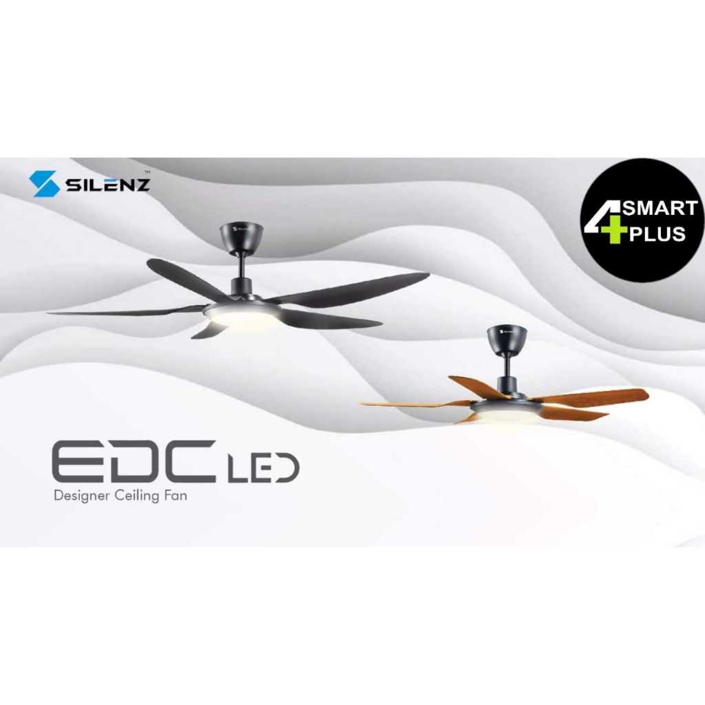 SILENZ 42” EDC-LED DC MOTOR Super Save Electric Ceiling Fan | Shopee ...