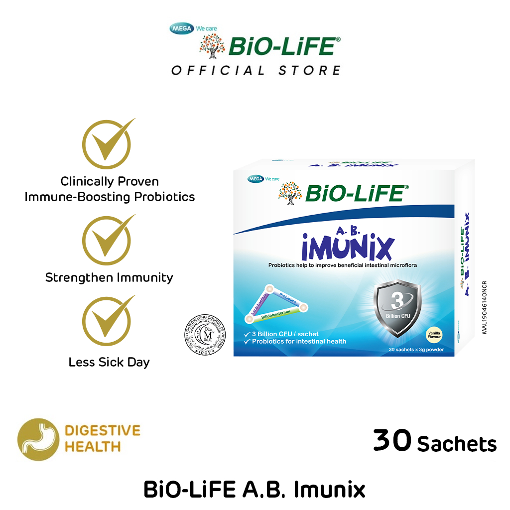 BiO-LiFE A.B. Imunix 30 sachets (EXPIRY DATE FEBRUARY 2026) | Shopee Malaysia