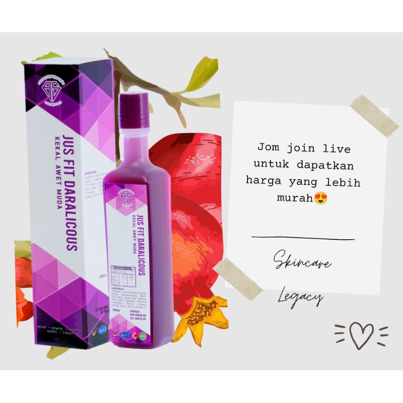 🚛 24 HOURS 🚛 Jus Fit Daralicous | Shopee Malaysia