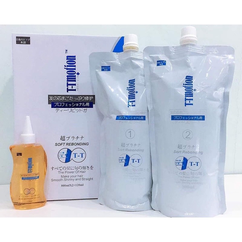 Ttmotion Soft Rebonding Cream Set ( 800+800+120 )ml | Shopee Malaysia