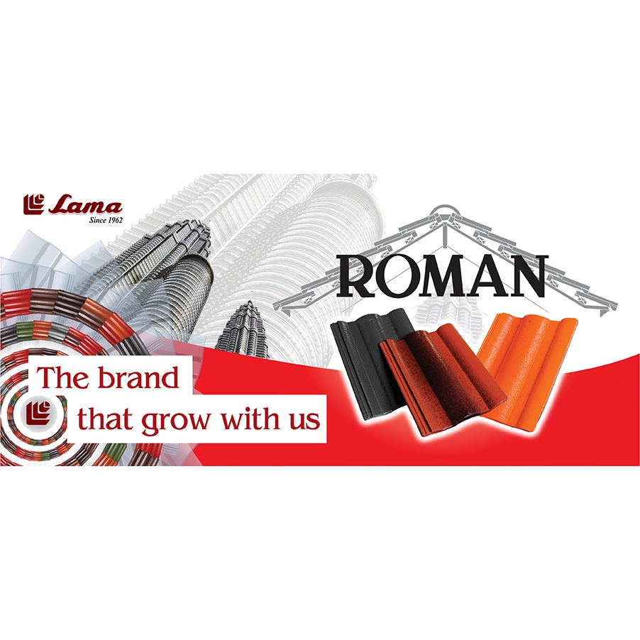 LAMA ROMAN Roof Tiles Atap Bumbung (Ready stock) | Shopee Malaysia