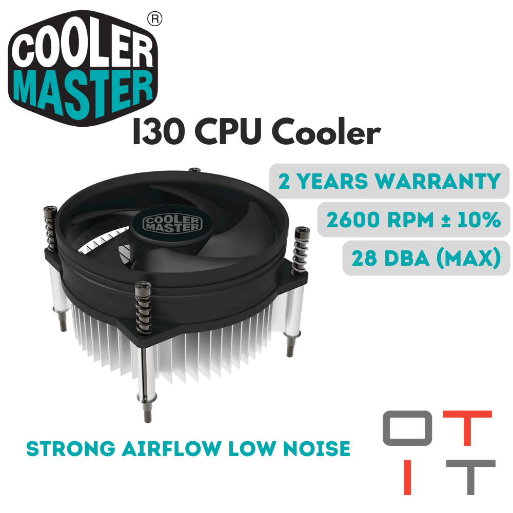 Cooler Master i30 / CPU Cooler For Intel Socket LGA1156 LGA1155 LGA1151 ...