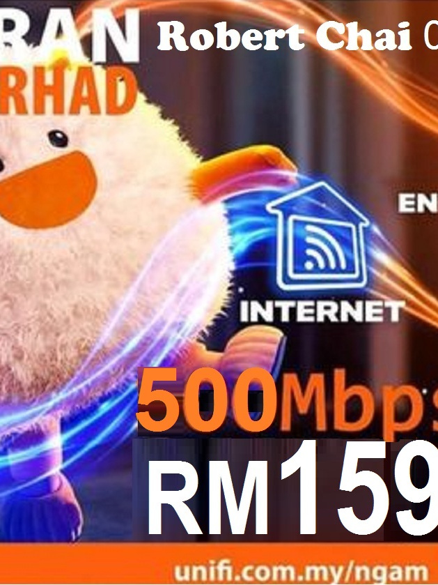 TM UNIFI 500 Mbps Home Fibre Broadband High Speed Internet - Unlimited ...