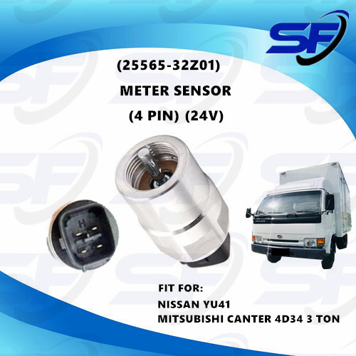 NISSAN YU41 MITSUBISHI CANTER 4D34 3 TON 24V METER SENSOR 25565-32Z01 ...