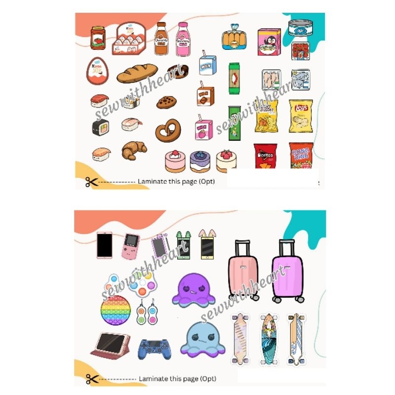 Toca Boca Printable Playbook (SOFTCOPY PDF/PNG) | Shopee Malaysia