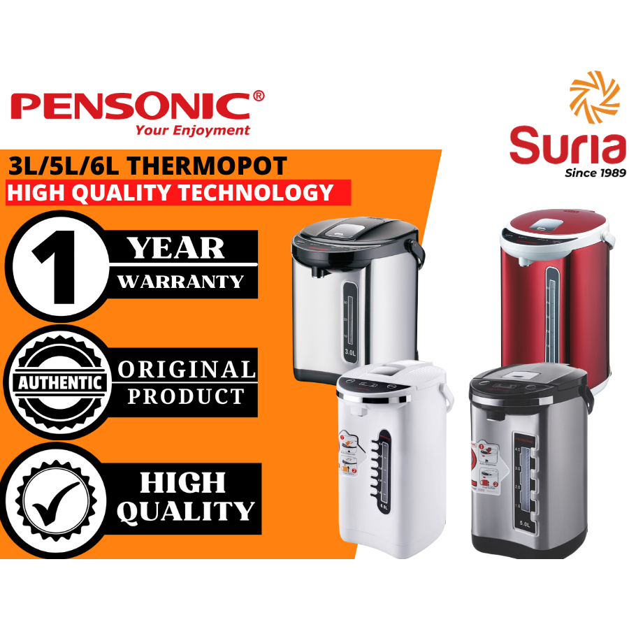 ELBA/FABER/PENSONIC 3L/4L/5L THERMO POT ETP-F5018/FANTASIA-606/FANTASIA-404/FANTASIA-505/PTF ...