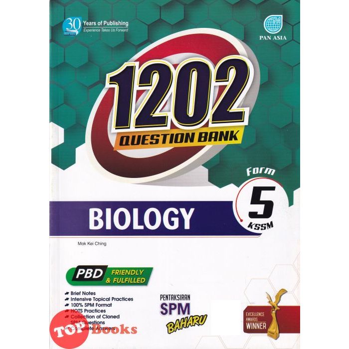 [TOPBOOKS Pan Asia] 1202 Question Bank Biology Form 5 KSSM (2022 ...